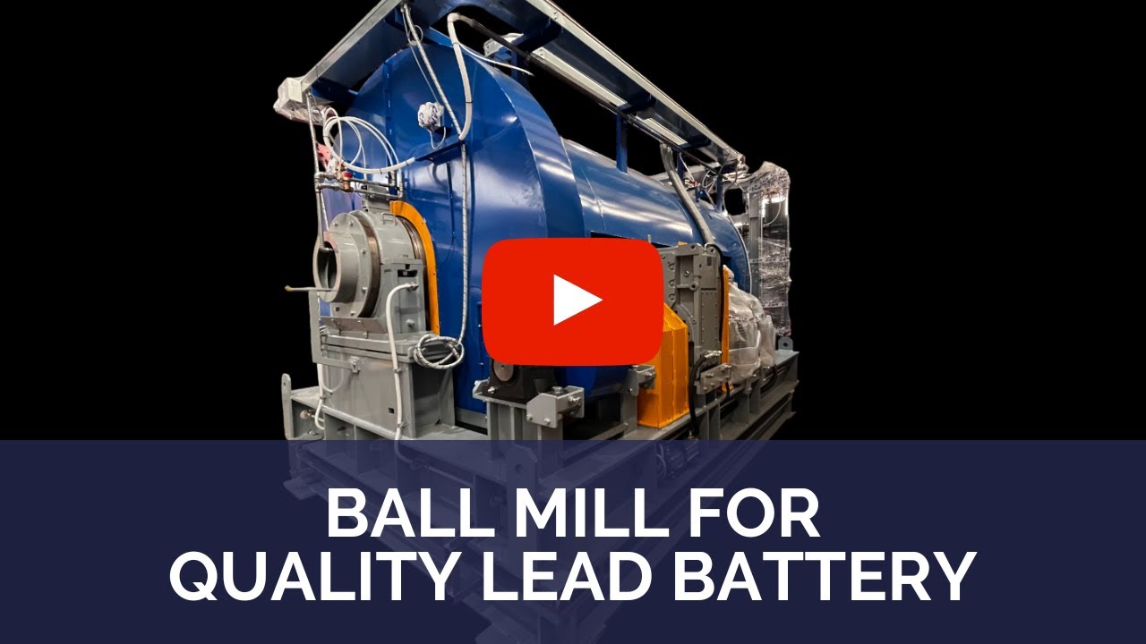 Ball Mill for Quality Lead Battery - YouTube