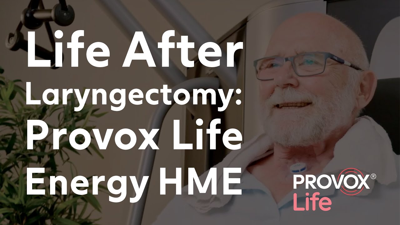 Peter's experience with Provox® Life™ Energy HME | Atos Medical - YouTube