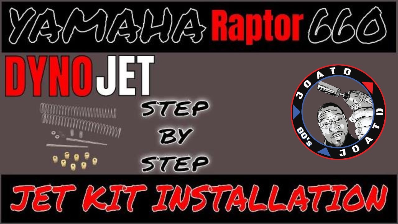 Yamaha Raptor 660 Dynojet Kit Installation - YouTube