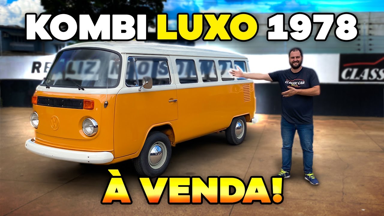 KOMBI 1978 TODA ORIGINAL à VENDA!! *APELIDAMOS DE KOMBI DOCE DE LEITE ...