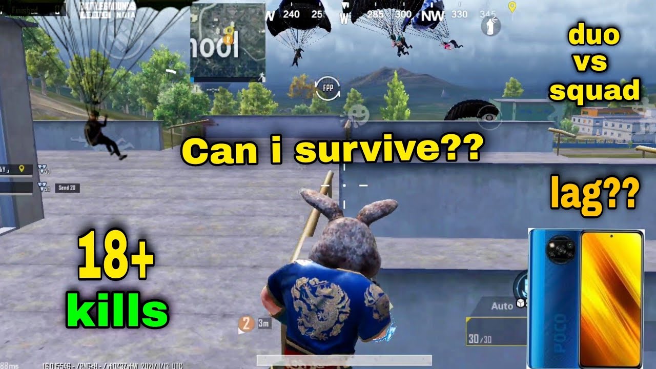 CAN I SURVIVE? | LAG IN POCO | BGMI GAMEPLAY | - YouTube