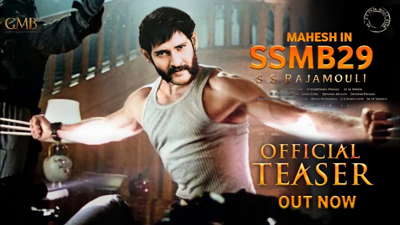 #SSMB29 - Mahesh Babu Intro First Look Teaser|#SSMB29 Official Teaser ...