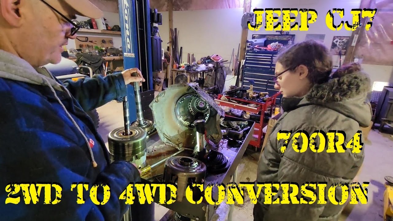 Converting a TH700R4 From 2wd To 4wd For The CJ7 - YouTube