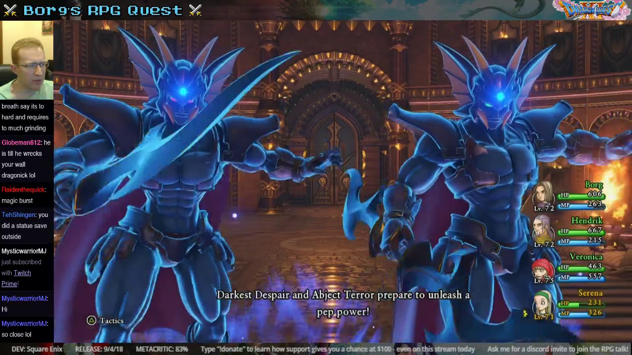 Dragon Quest XI: 4th Trial Boss last-second win! - YouTube