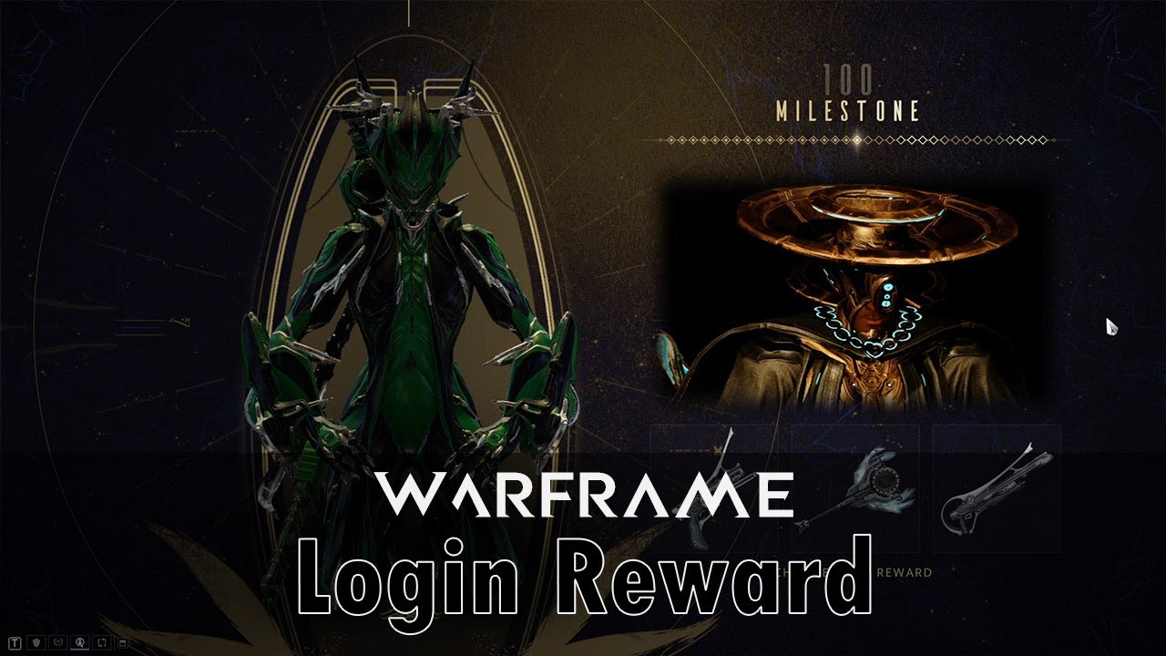 Warframe - 100 Day Login Reward on PC + Content Creator Stuff (Bonus ...