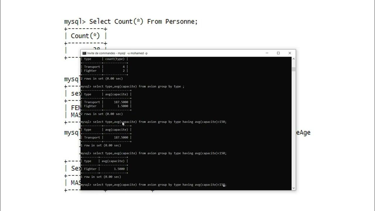 Bases de Données | 27 - SQL : ORDER BY, GROUP BY & Les Expressions SQL - YouTube