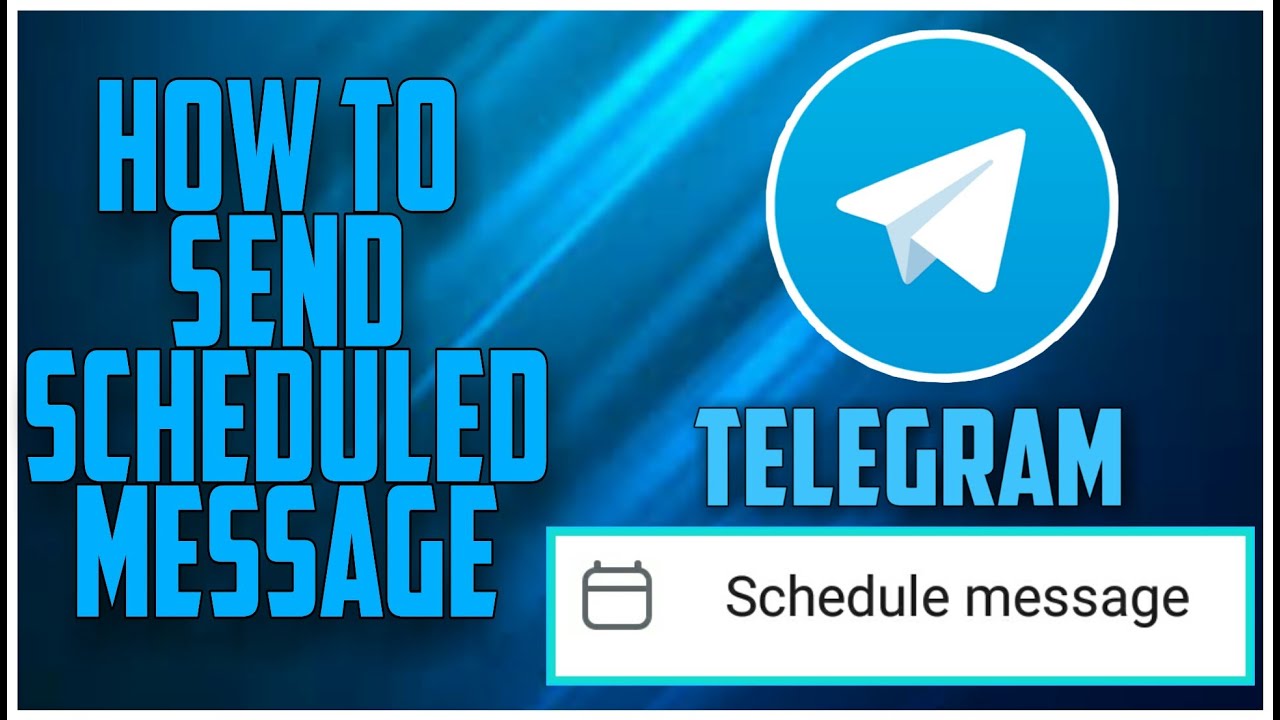 How to send scheduled message in telegram | telegram tips and tricks ...