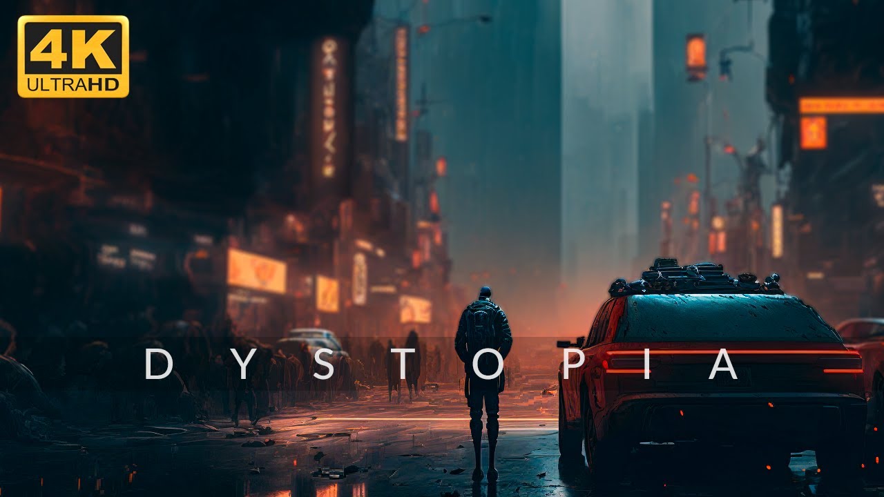 'DYSTOPIA' Relaxing Rainy Cyberpunk Ambient for Sleep | Atmospheric ...