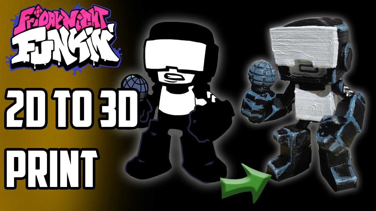 3d Printing Tankman from Newgrounds Friday Night Funkin - YouTube