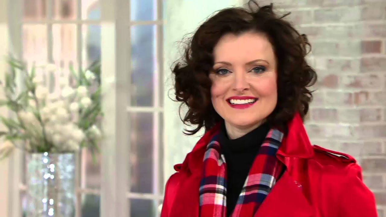 Joan Rivers Classic Tailored Trench Coat on QVC - YouTube