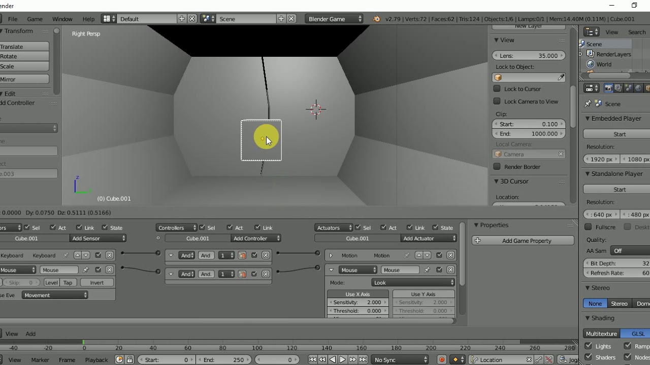 Blender Game Engine Basics Tutorial #11 : Sci Fi Door & Basics ...