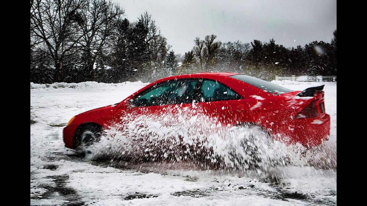 SNOW DAY DRIFTING - Amicus Visual LLC - YouTube