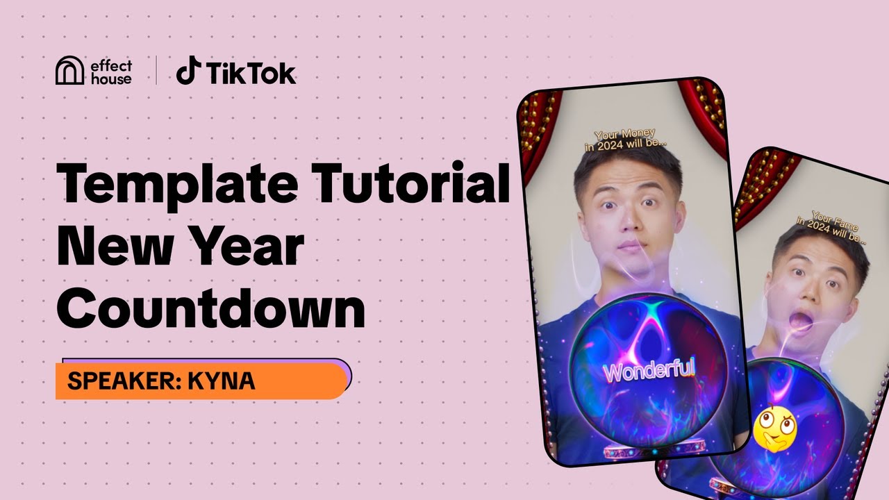 TikTok Effect House Template Tutorial: New Year Predictions - YouTube