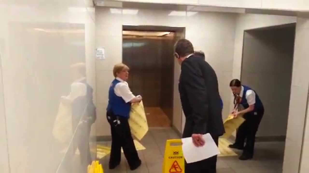 Amazing new 'shower elevator' at the Metrocentre - YouTube