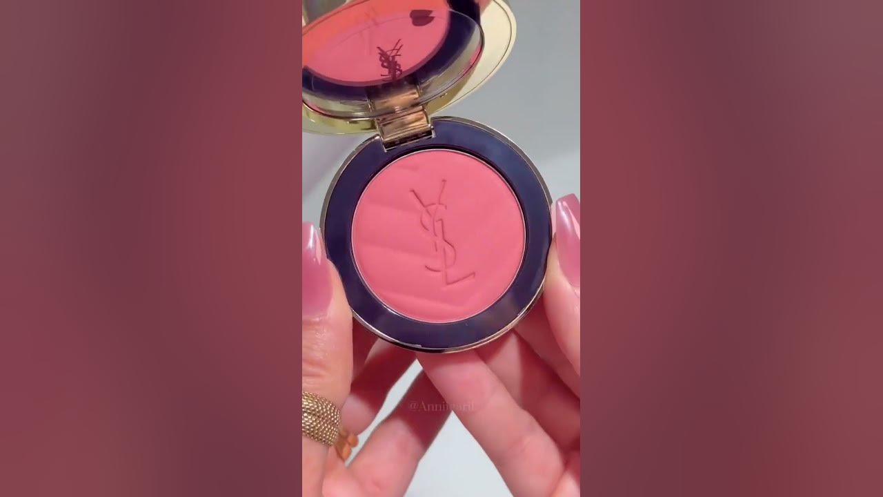 "Unlock the Secret to a Flawless, Fresh-Faced Look with YSL Peachy Nude Blush" #ytshort# ...
