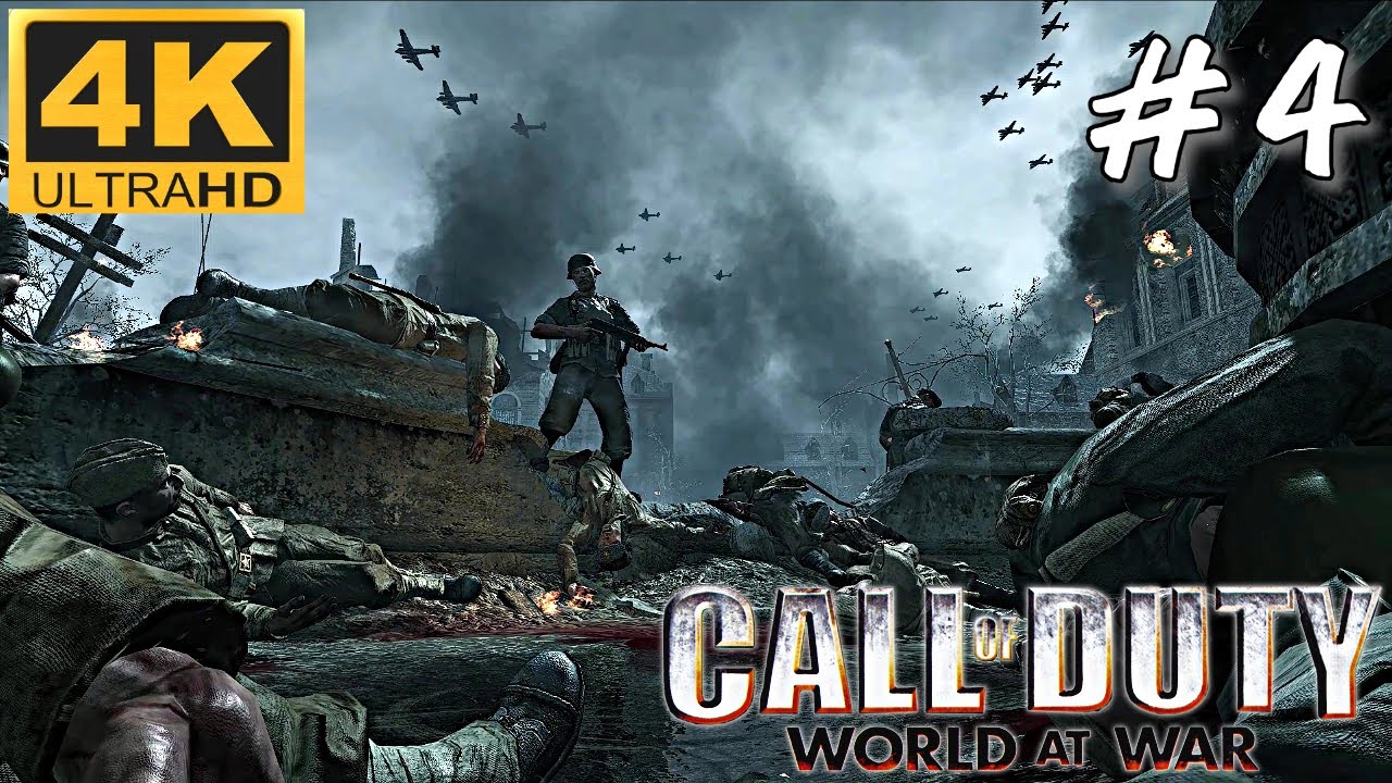 Call Of Duty World At War - Mission 4 Vendetta | Sniper Battle in 4K ...