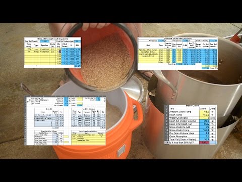 Homebrewing Basics: Brewing Recipe v1.0 Template Tutorial - YouTube