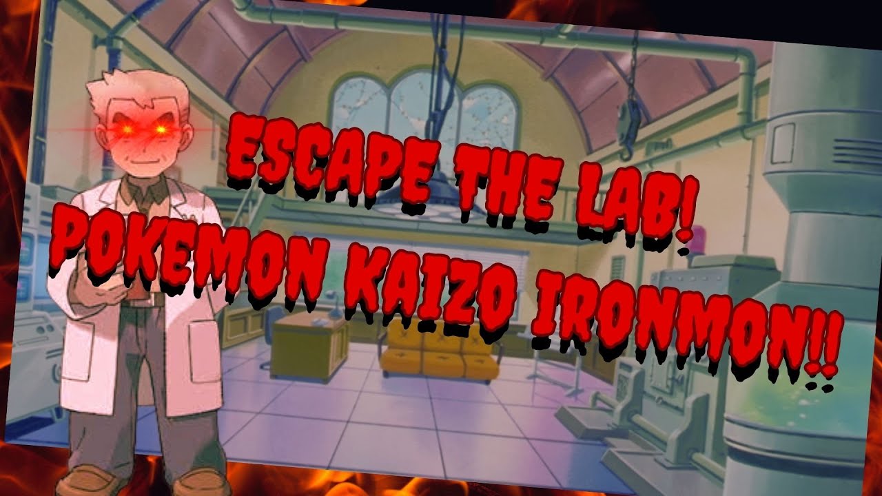 Escape the Lab! Pokemon's hardest challenge, Kaizo Ironmon - YouTube