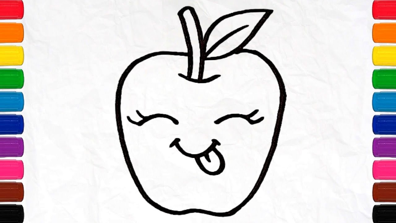Apple Drawing Pictures