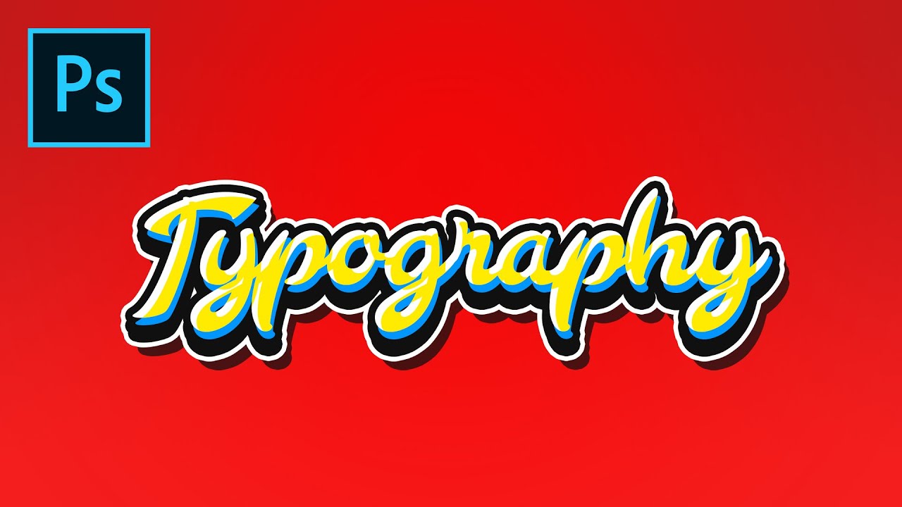 Typography | Adobe Photoshop - YouTube