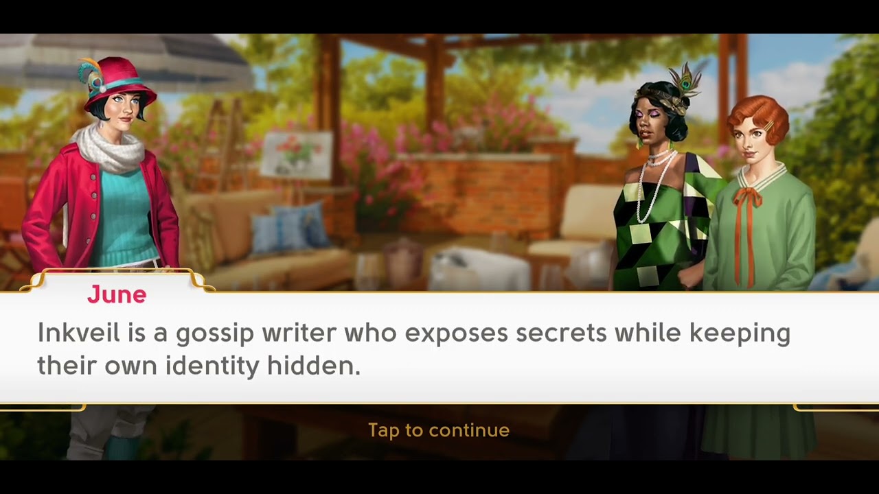 June's Journey Secrets Masquerade of Secrets Storyline Scene 1 - YouTube