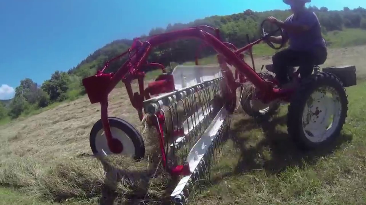 Hay Collector In Action GoPro BG BCS Motoranghinatore /// Сеносъбирач в ...