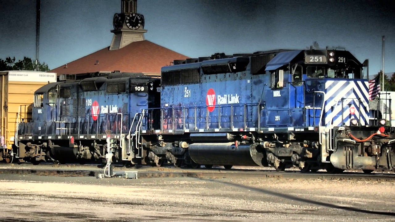 MRL GP9 109 back in service on the Helena Switch - YouTube
