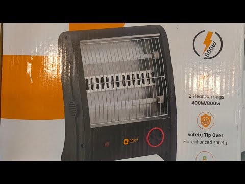 Orient QH800ASQ Instahot Quartz Room Heater unboxing and review #technology #heater #viral #tech 