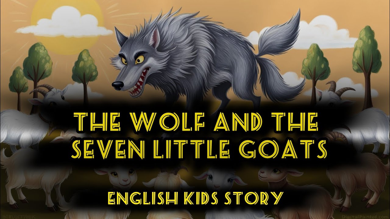 The Wolf and the Seven Little Goats - A Classic Tale | Kids English ...