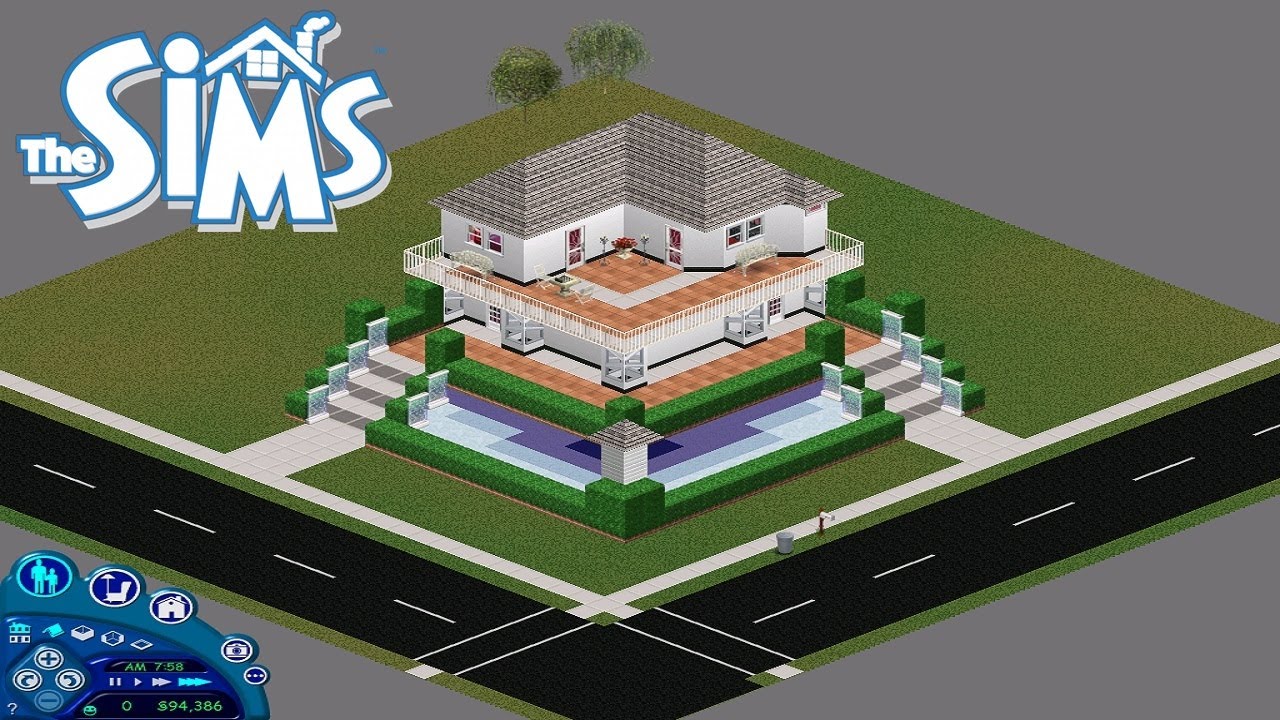The Sims 1 Speedbuild: Valentine's Day Build - YouTube