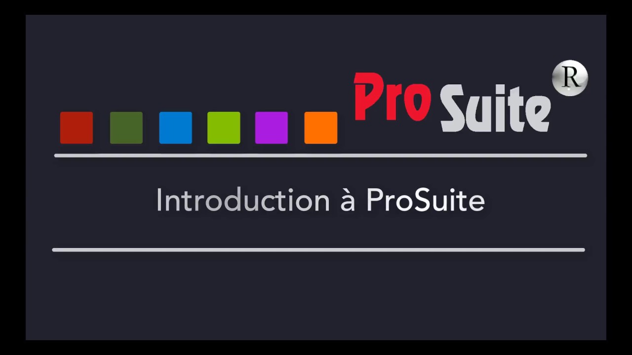 Introduction à ProSuite - YouTube