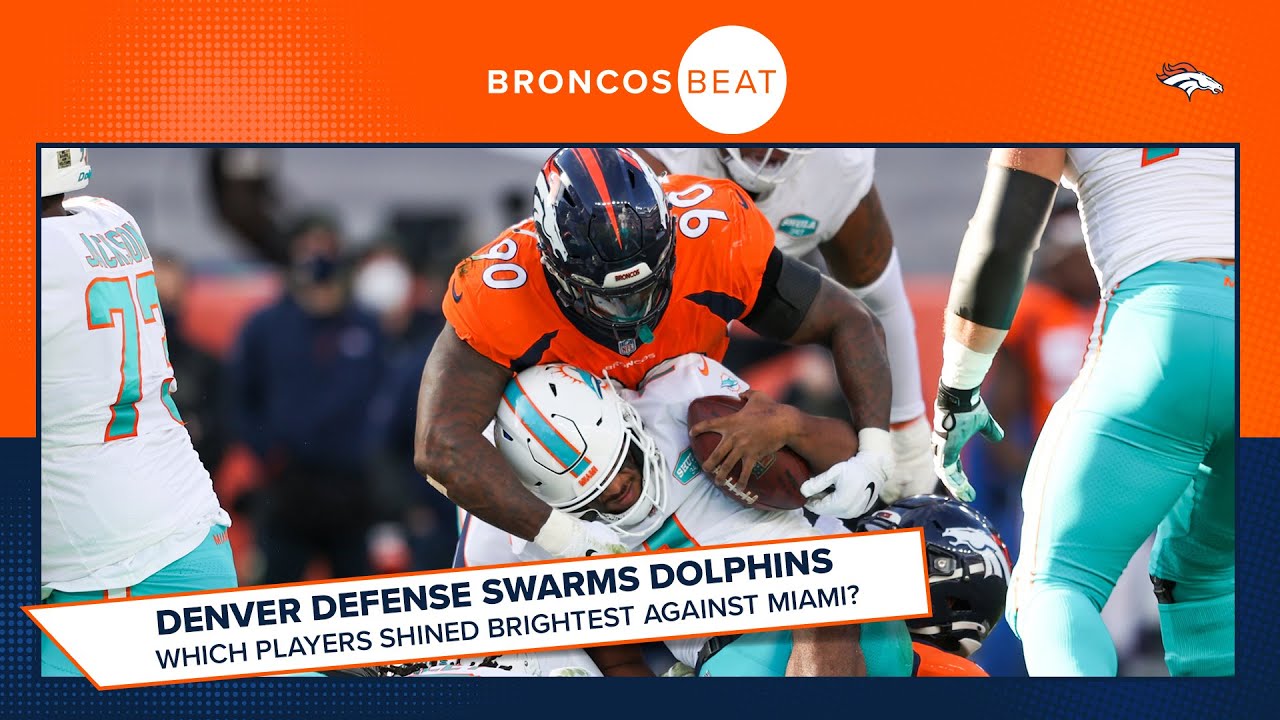 Why Denver's defense swarmed and stalled Miami's offense | Broncos Beat ...