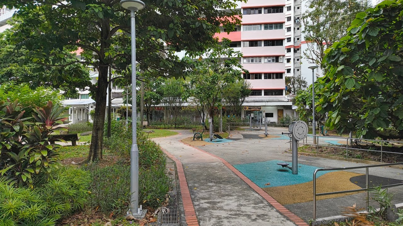 Pedestrian Footage Singapore | Feat. Kim Pong Park, Kim Cheng Street ...