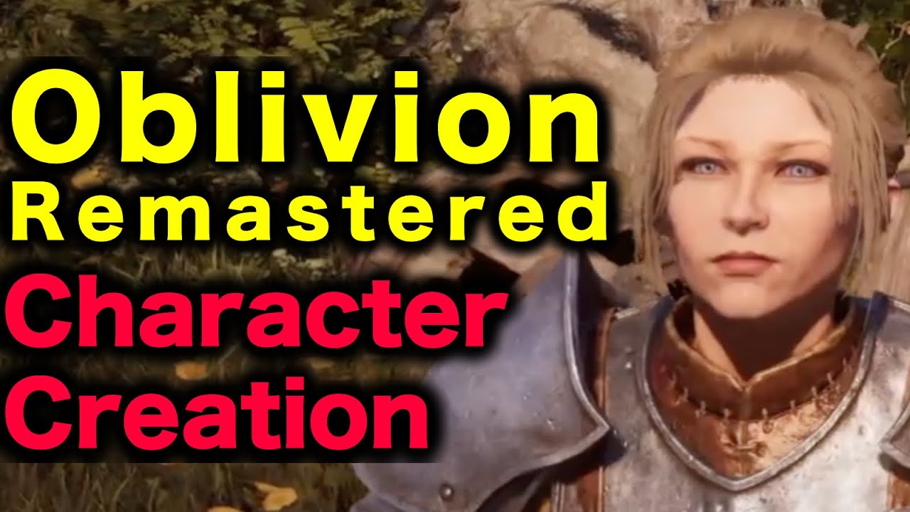 Oblivion Remaster Female Nord Character Creation Tutorial | オブリビオン リマスター キャラクリ 女性ノルド - YouTube