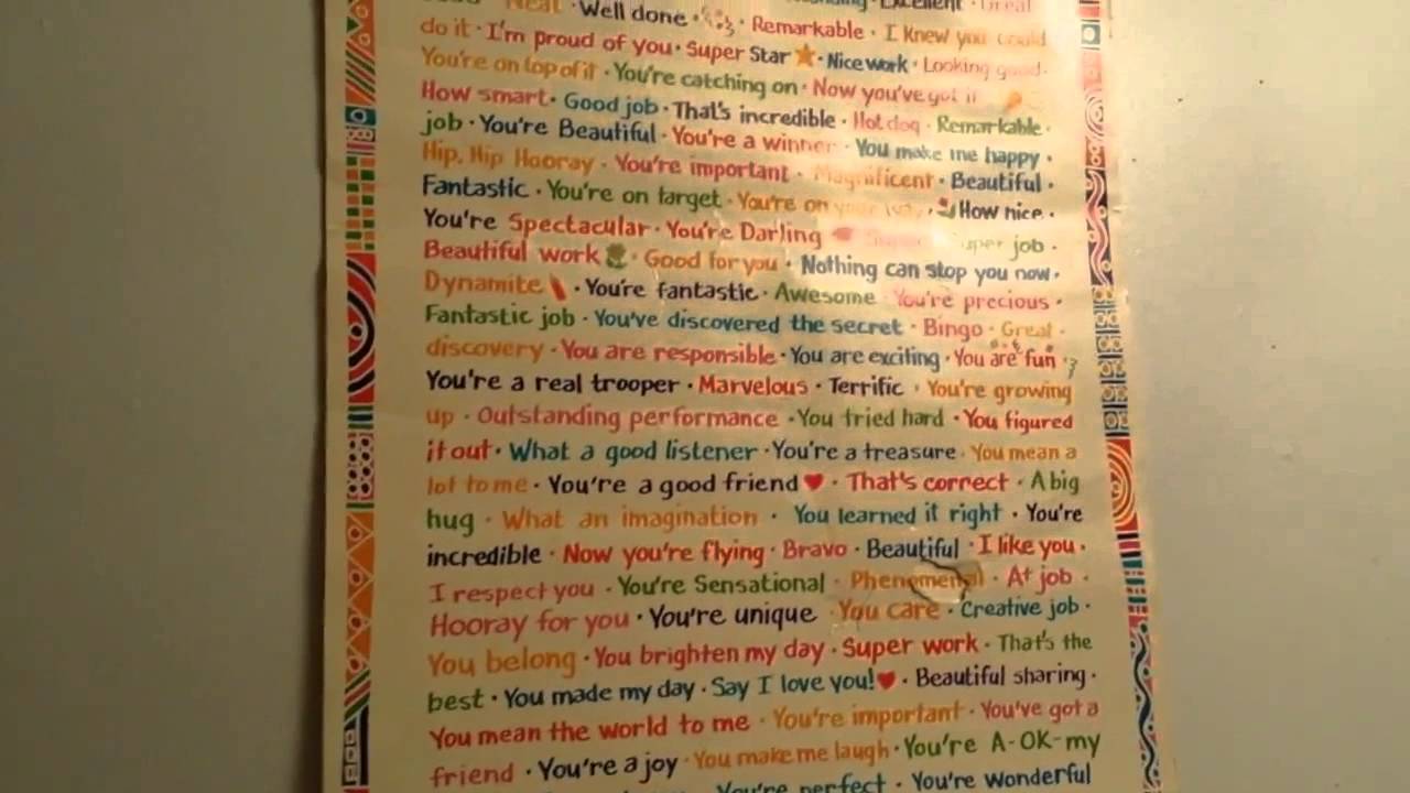 101 Ways to Praise a Child - YouTube