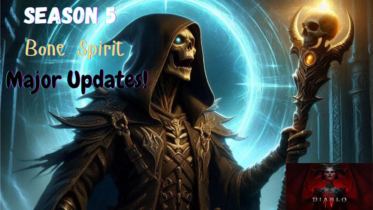 Diablo 4 : Season 5 Best Necromancer Build - Bone Spirit - YouTube
