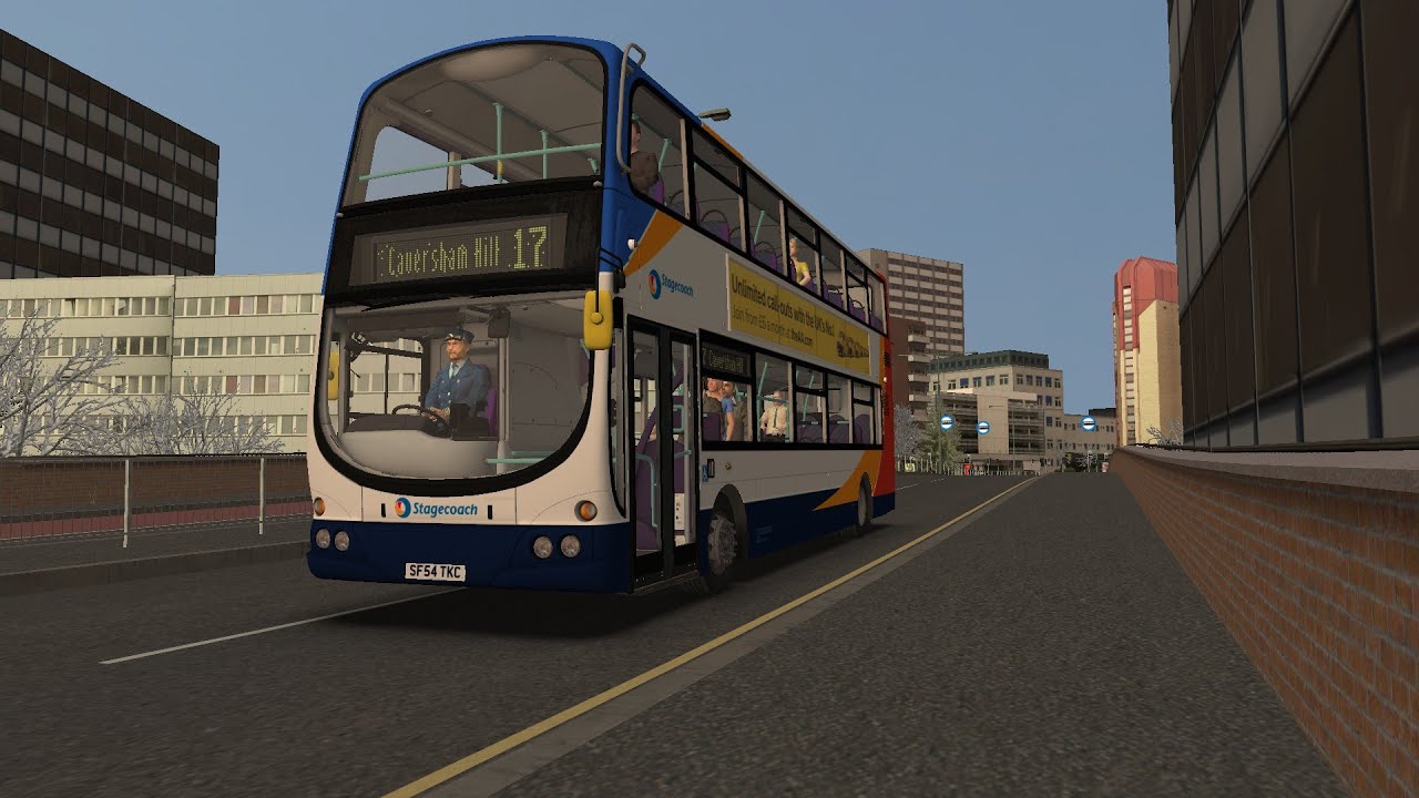Omsi 2 | Cranleigh New UK Map Route 17 | Volvo B7TL Gemini 1 - YouTube