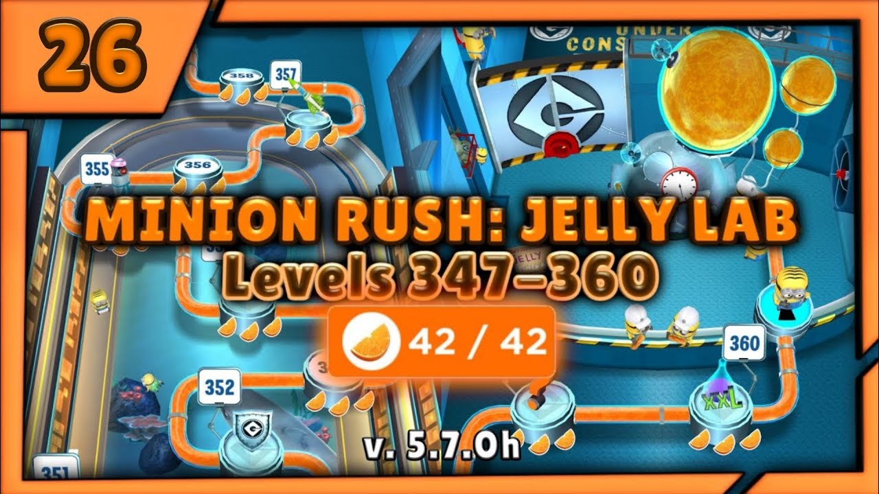 Minion Rush: Jelly Lab (v. 5.7.0h) | Levels 347-360 – All Fruits ...