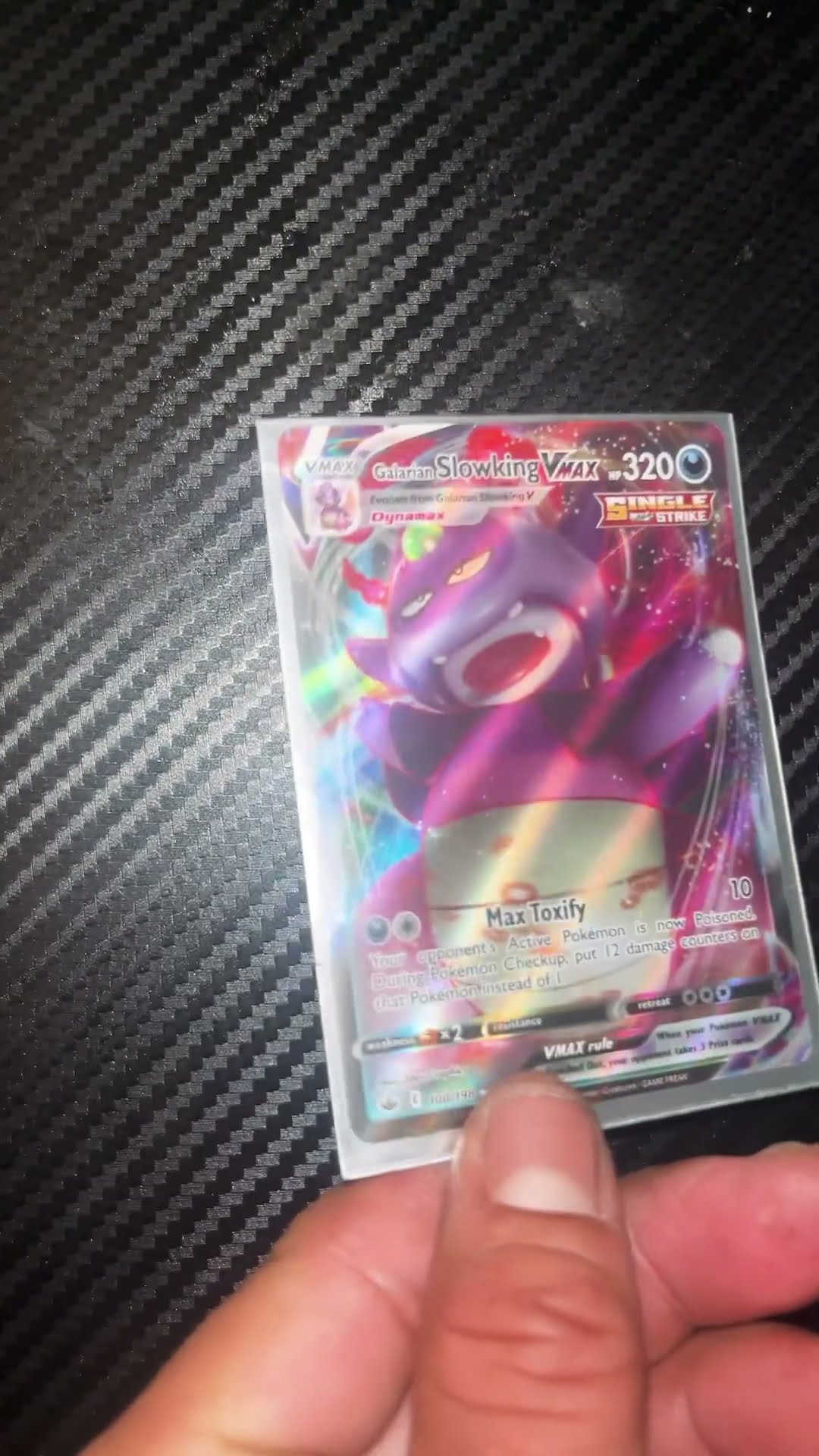 Pokemon Card " SlowKing V Max " 320HP - YouTube