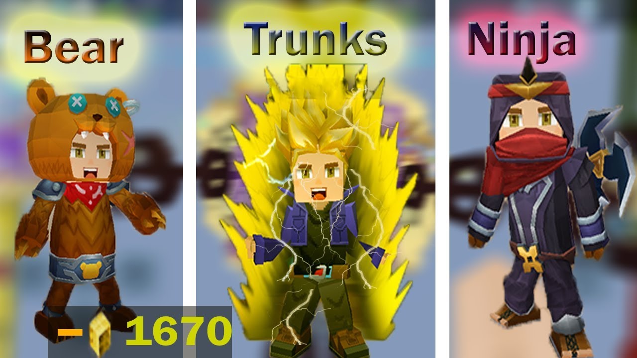 New Legendary Skins Blockman Go Bed Wars New Update [ssj Trunks