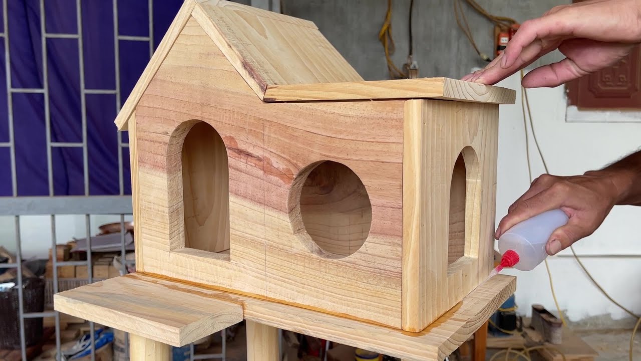 Easy Woodworking Projects Plans - A Lovely Bird Cage can be Easily made ...