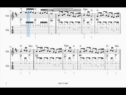 SU MİSALİ -ORHAN ÖLMEZ- GİTAR NOTA TAB AKOR