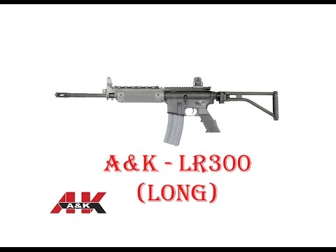 [ОБЗОР] A&K - LR300 LONG AEG airsoft (страйкбол) - YouTube