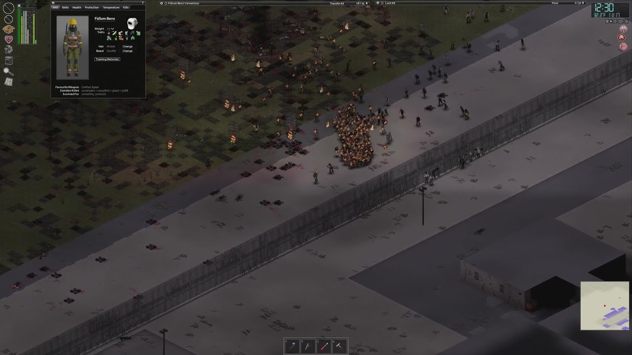 Project Zomboid MZNRNM (Clearing Rosewood Prison 12) - YouTube