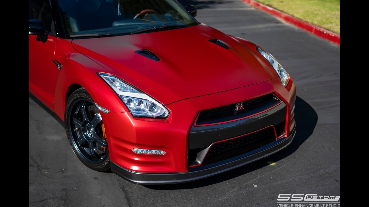 Godzilla R35 Nissan GTR gets a Full Color Change Vinyl Wrap! [SS ...