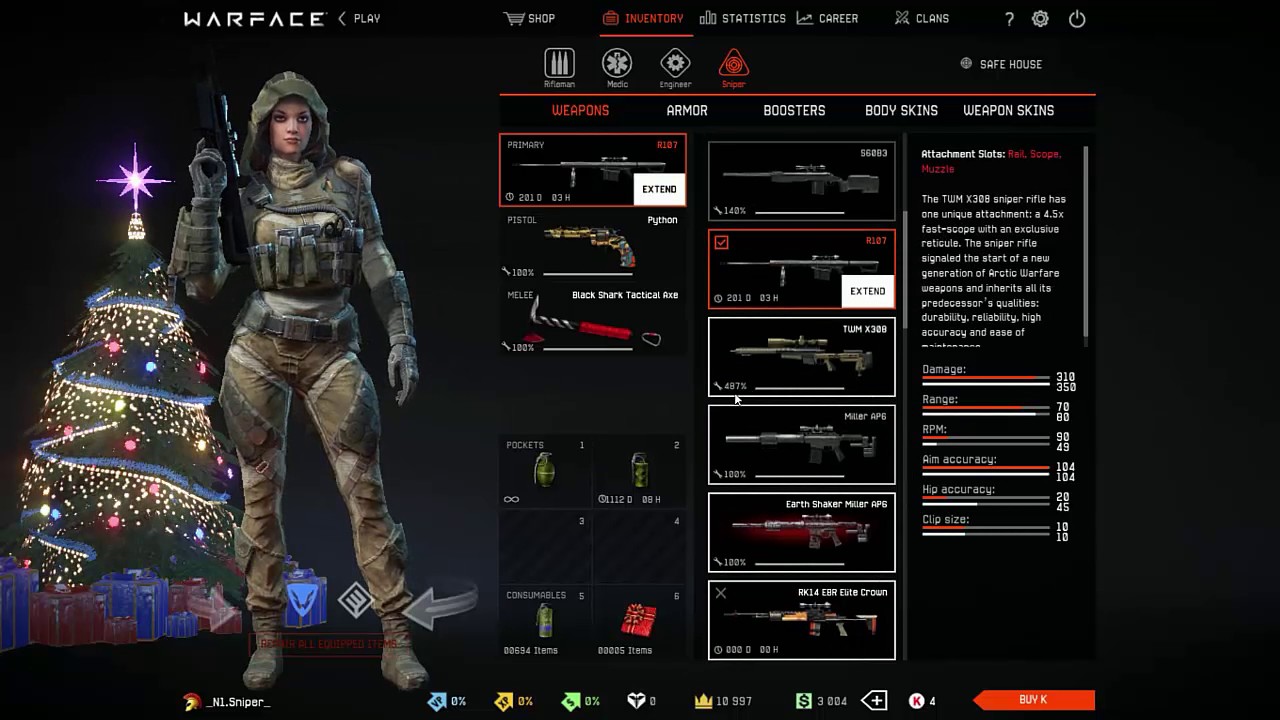 Warface - Inventory Reviw - YouTube