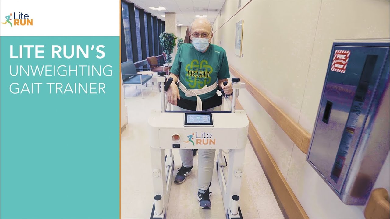 LITE RUN UNWEIGHTING SOFT EXOSUIT GAIT TRAINER - YouTube
