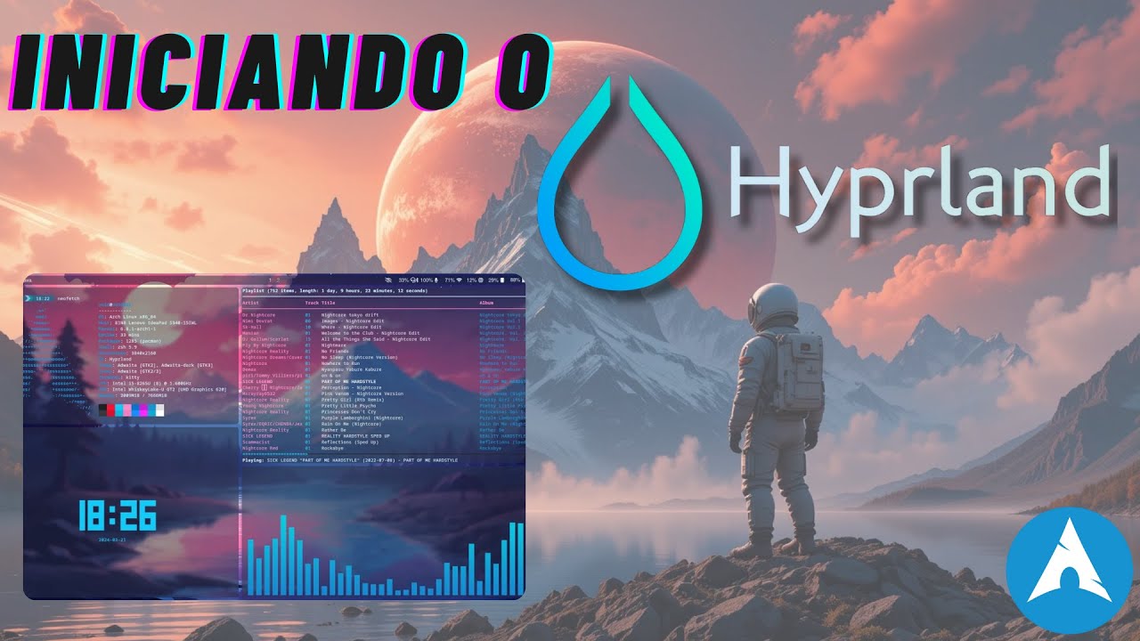 Iniciando o Hyprland com Arch Linux - YouTube