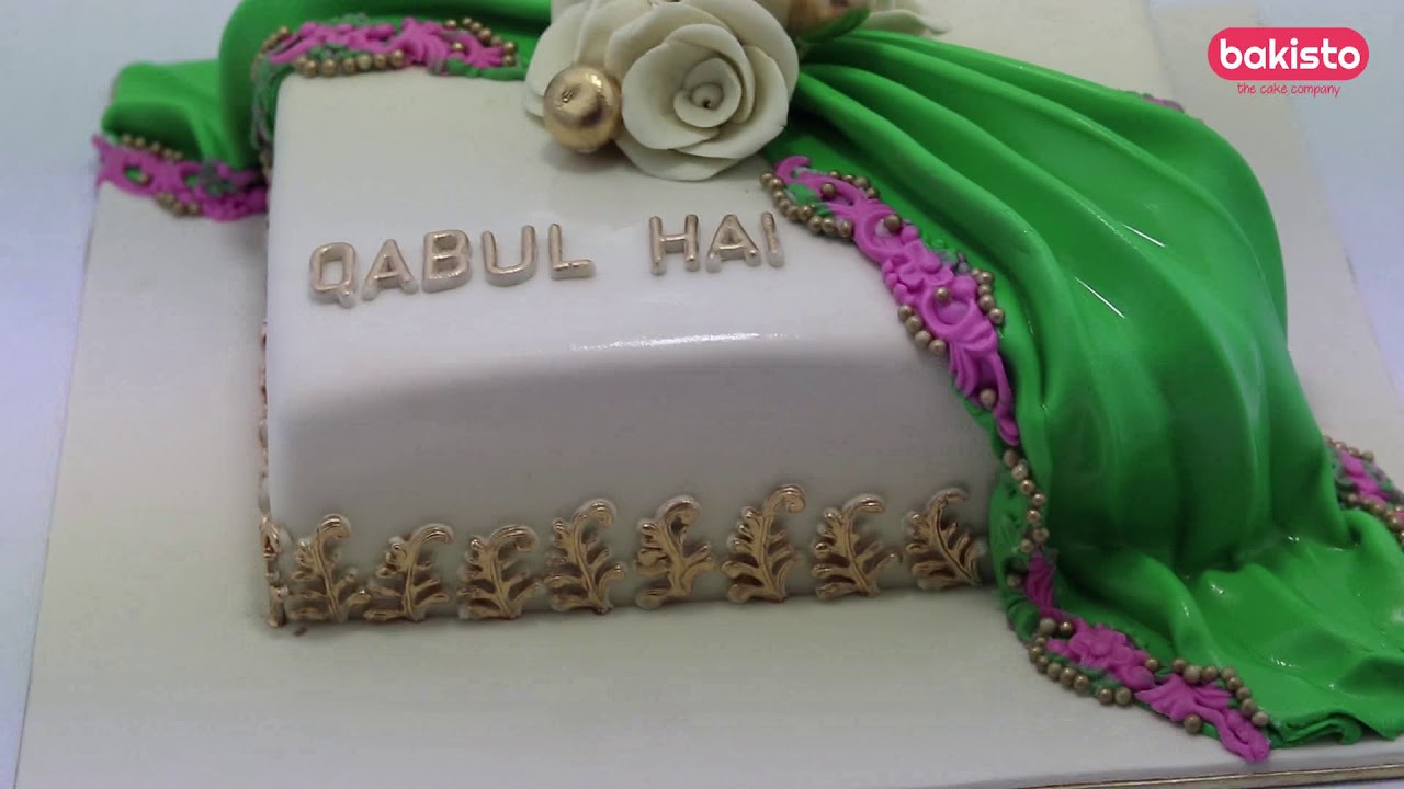 Nikkah Cake by bakisto.pk - YouTube