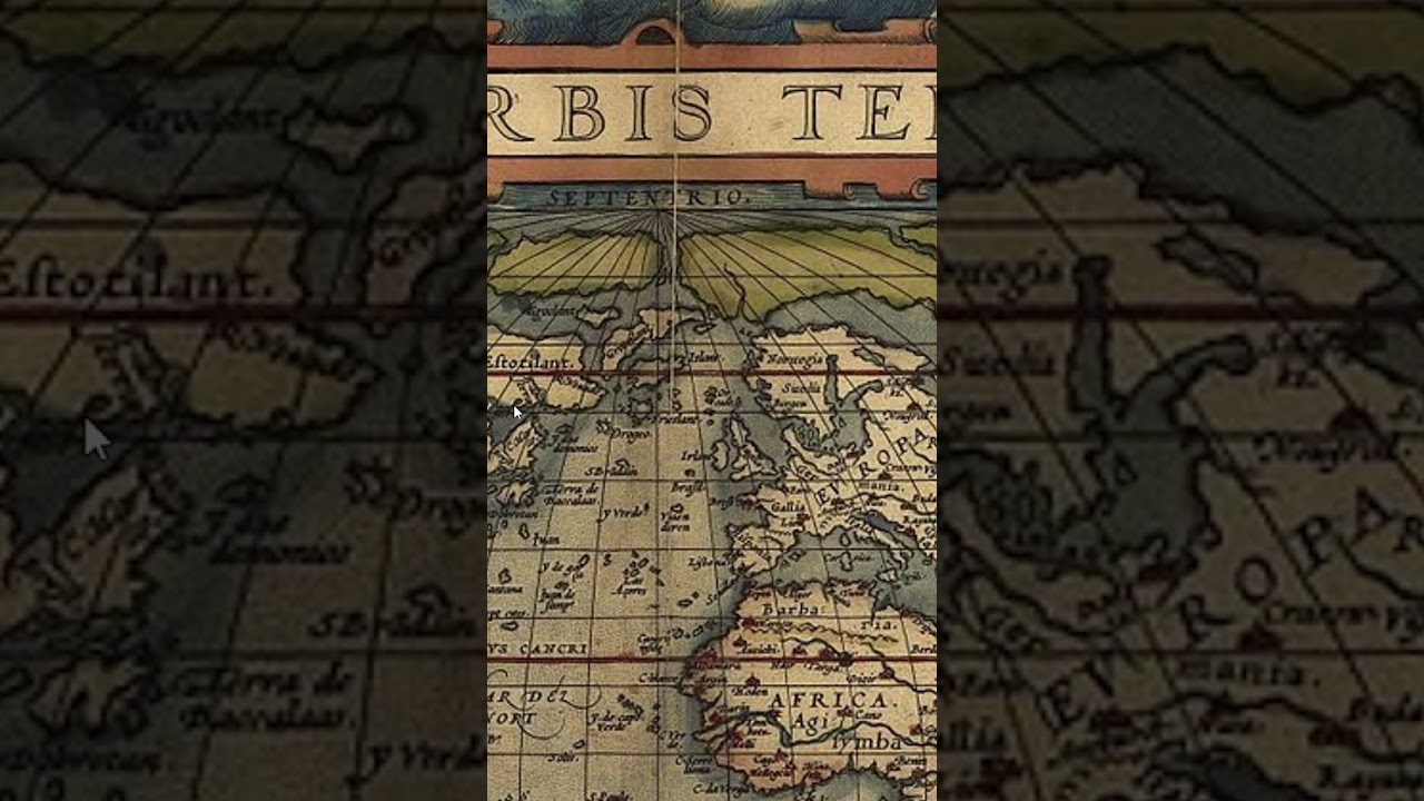 450 Year Old Map - YouTube